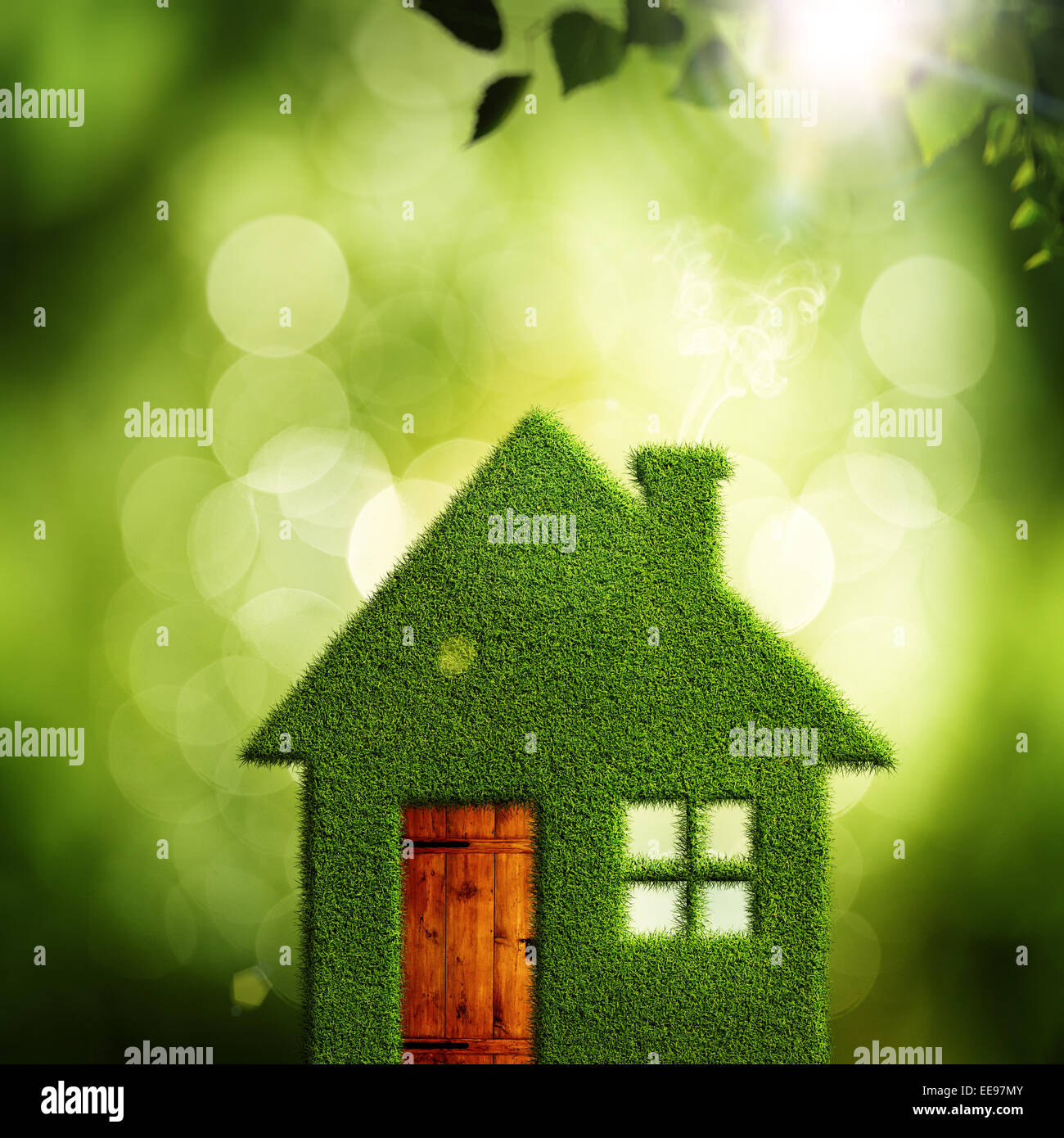 Eco Village, abstract environmental backgrounds for your design Stock ...
