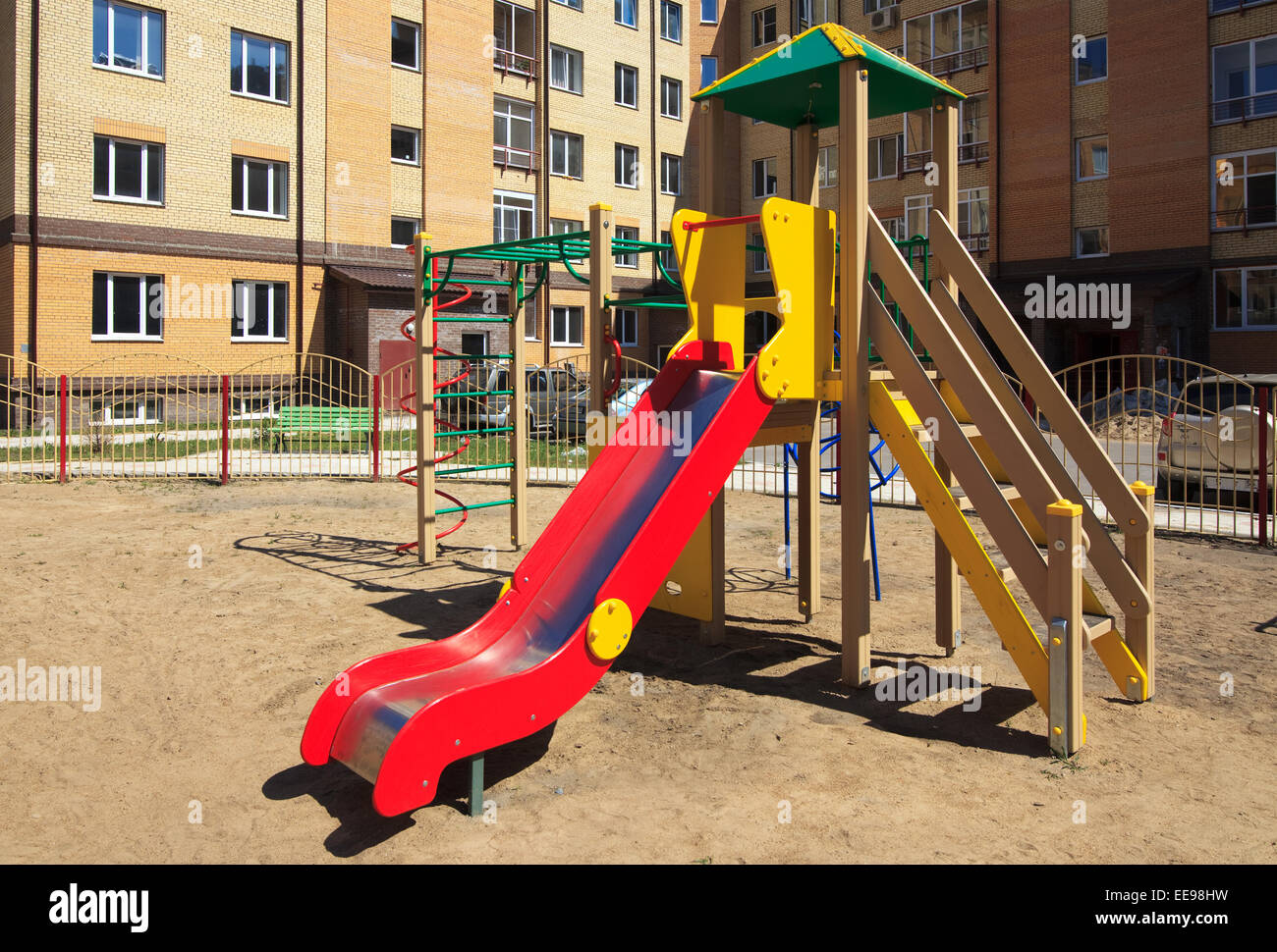 Sports Complex on the children's playground Stock Photo - Alamy