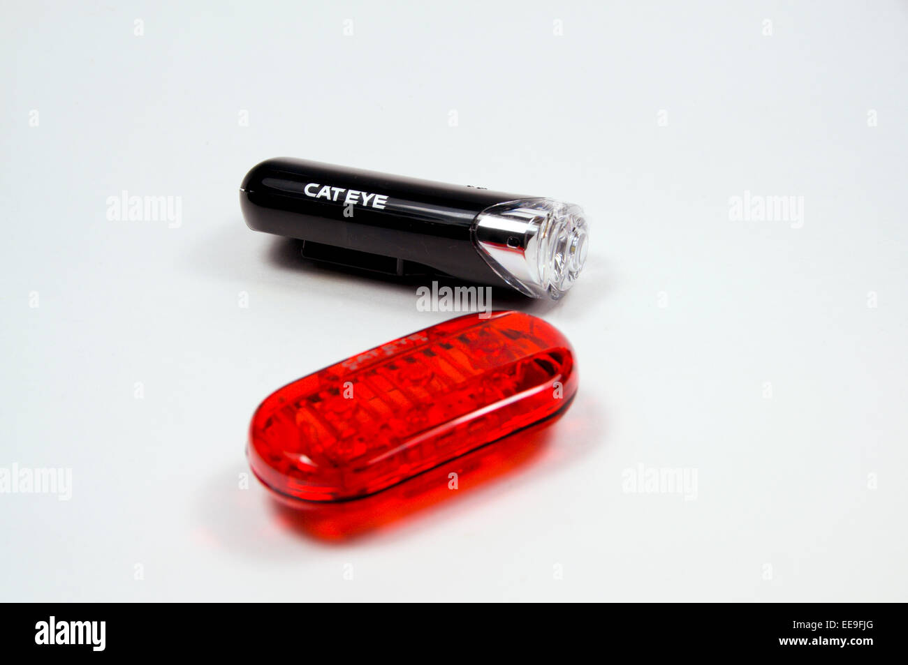Cat Eye Bicylce front and rear light Stock Photo - Alamy
