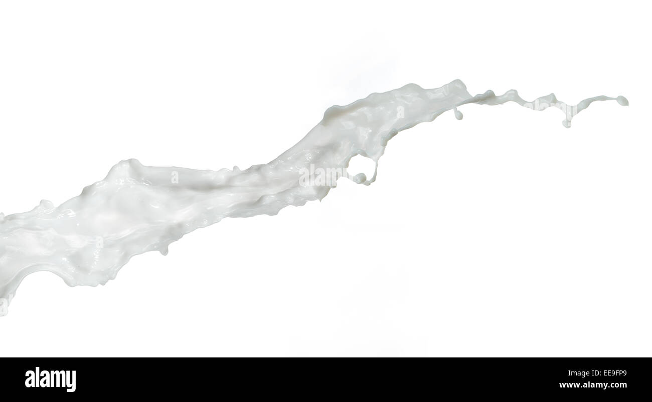 White cream milk creamy liquid Cut Out Stock Images & Pictures - Alamy