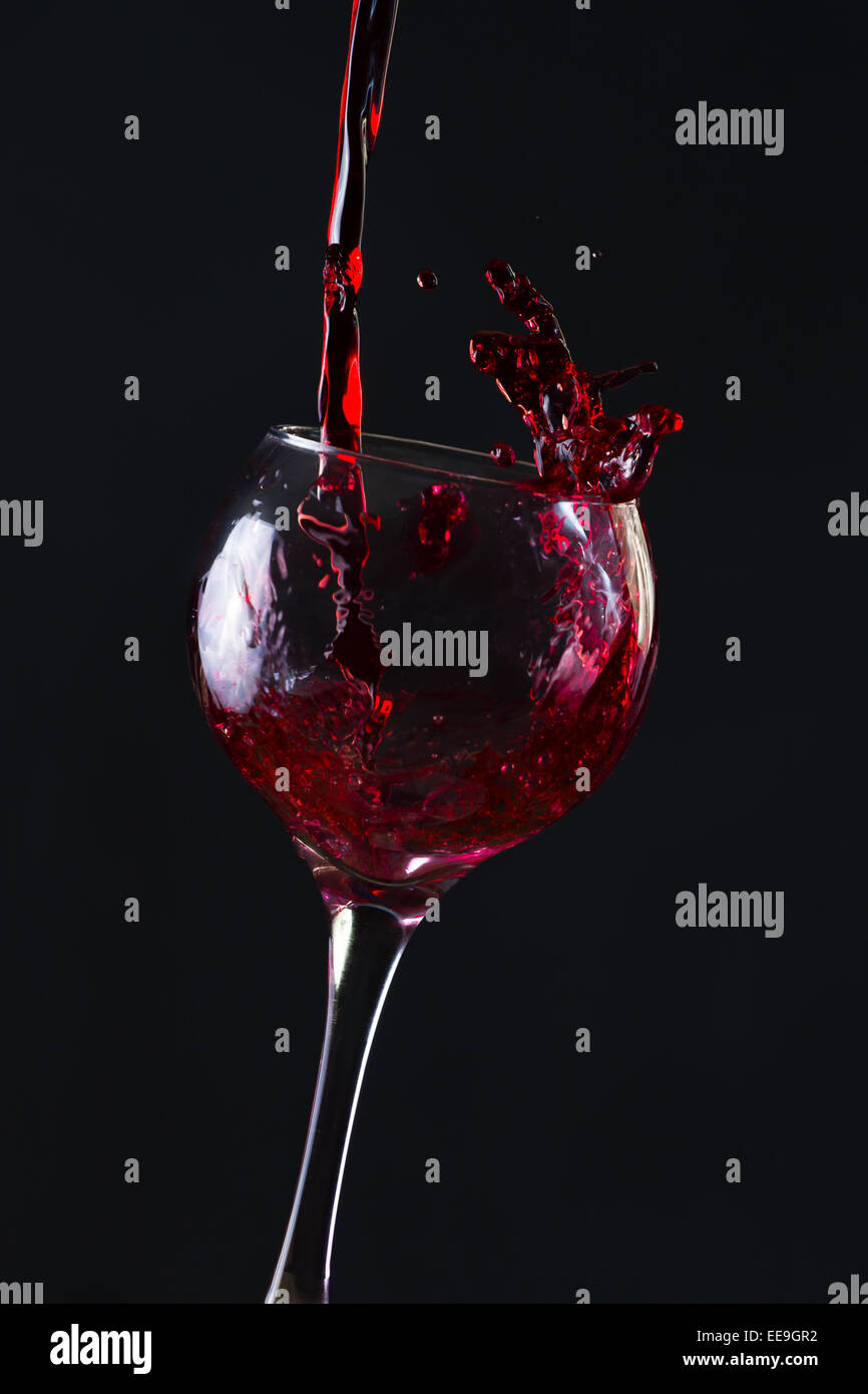 Cork red wine splatter hi-res stock photography and images - Alamy