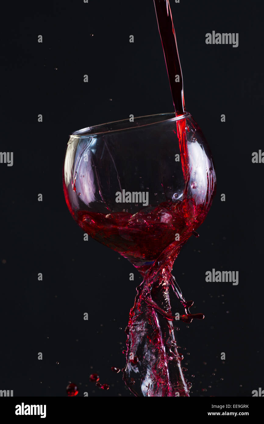 Cork red wine splatter hi-res stock photography and images - Alamy