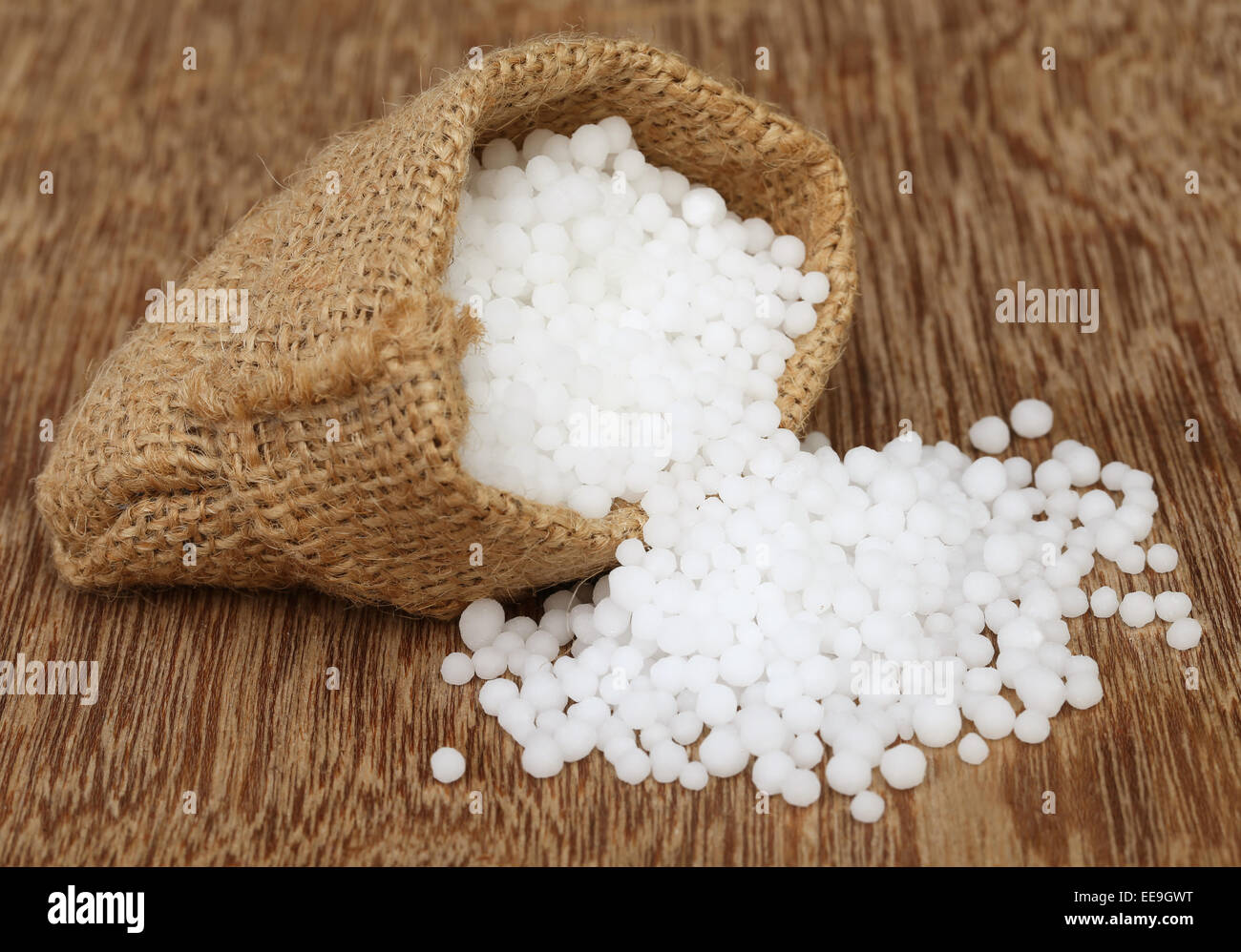 Close up of some Urea Fertilizer in a sack bag Stock Photo - Alamy