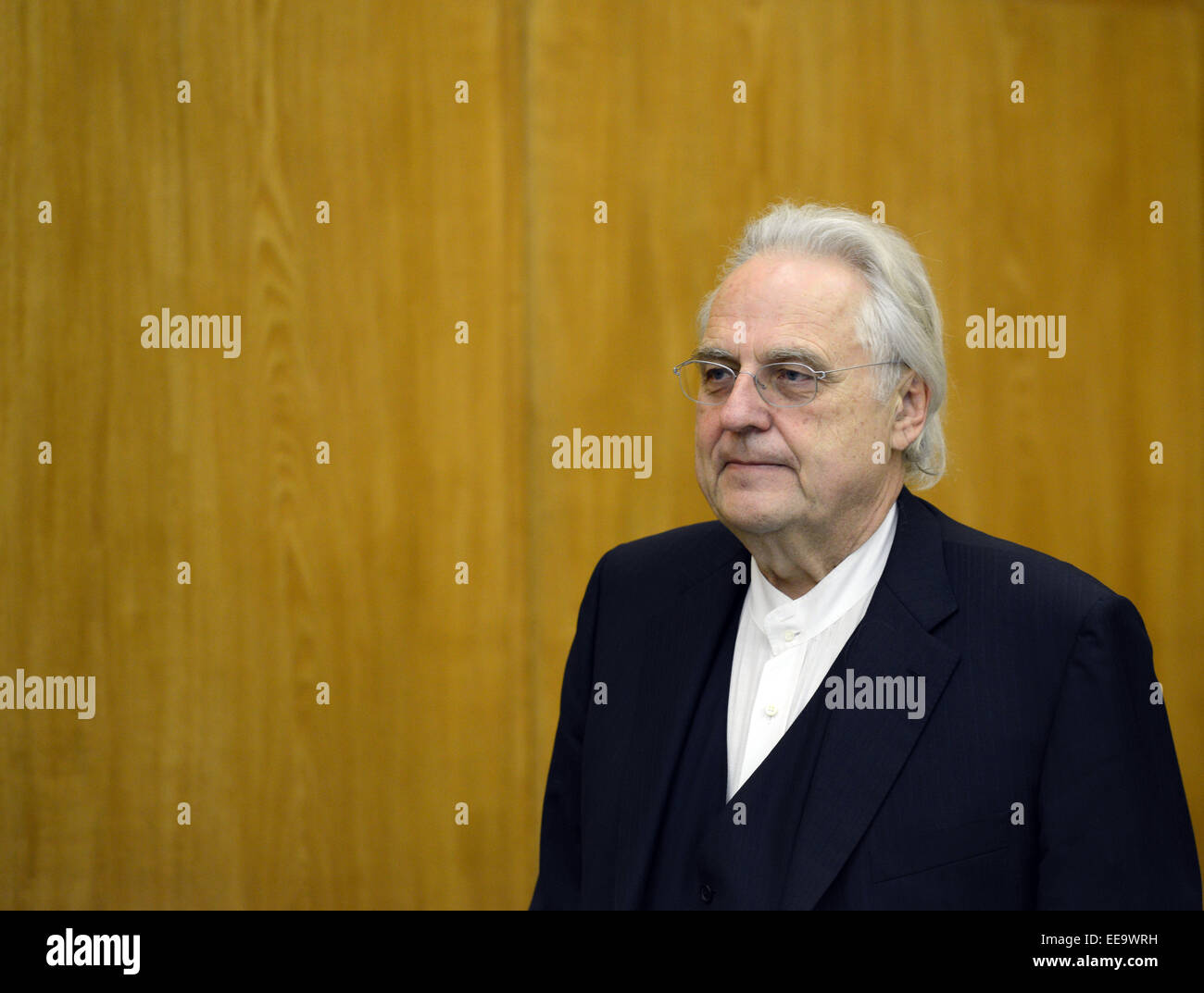 Essen, Germany. 15th Jan, 2015. Art consultant Helge Achenbach waits ...