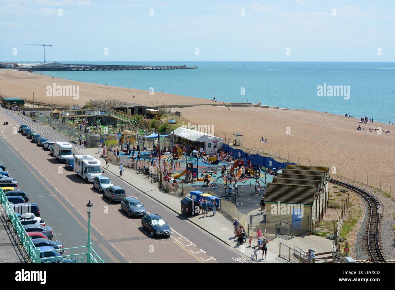 Brighton beach playground hi-res stock photography and images - Alamy