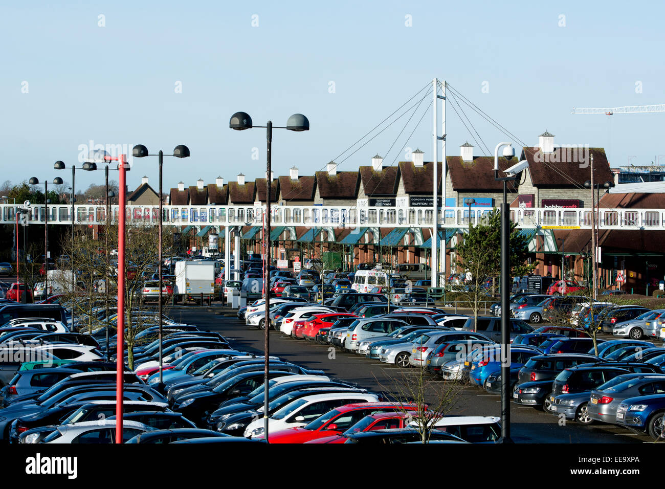 Central Six shops and car park, Coventry, UK Stock Photo - Alamy