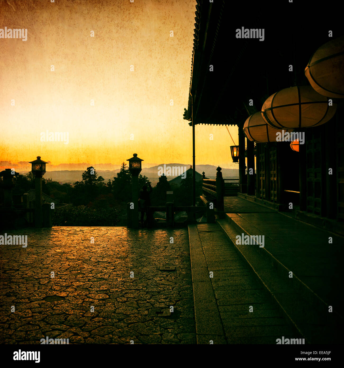 Japanese sunset hi-res stock photography and images - Alamy