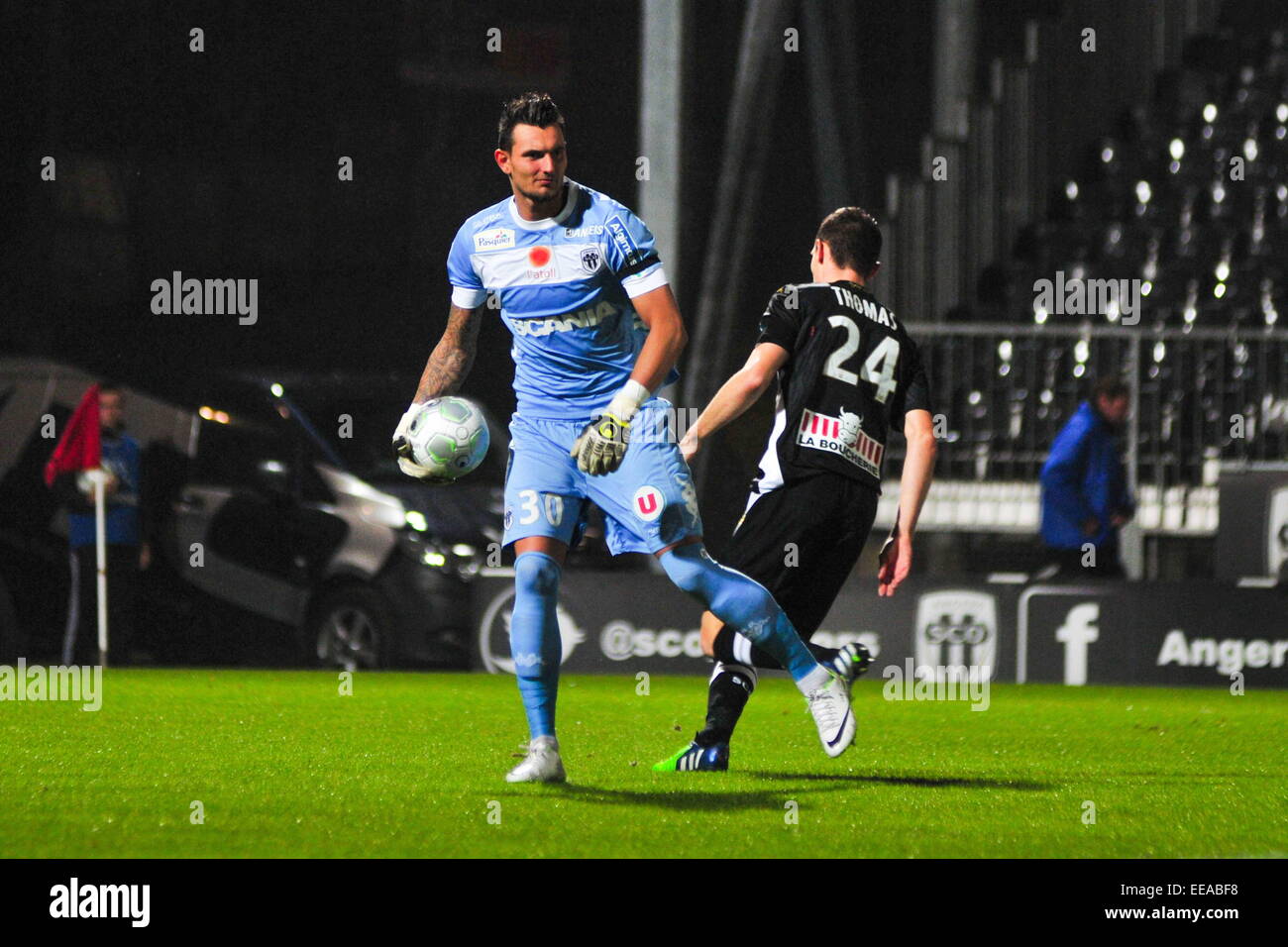 Alexandre Letellier - 09.01.2015 - Angers/Nancy - 19eme journee de ...
