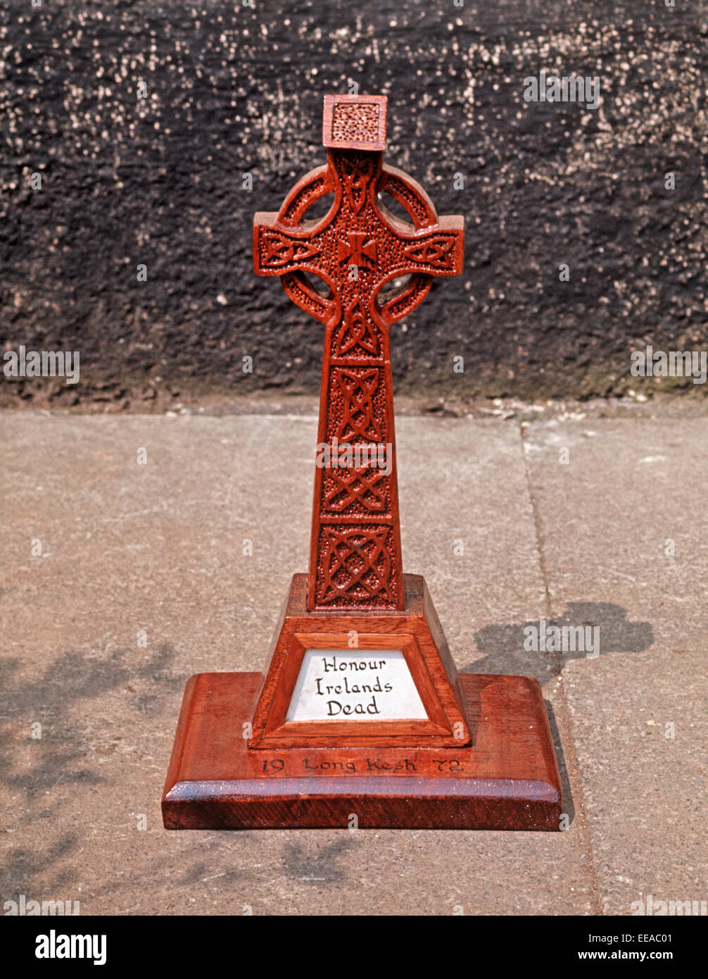 INTERNMENT ART, LONG KESH, NORTHERN IRELAND - JUNE 1972. Model of ...