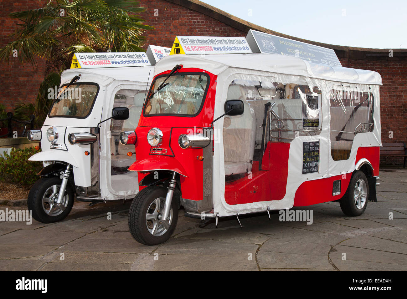 Custom-made Pink THAI-STYLE tuk tuks, electric, electric vehicles ...