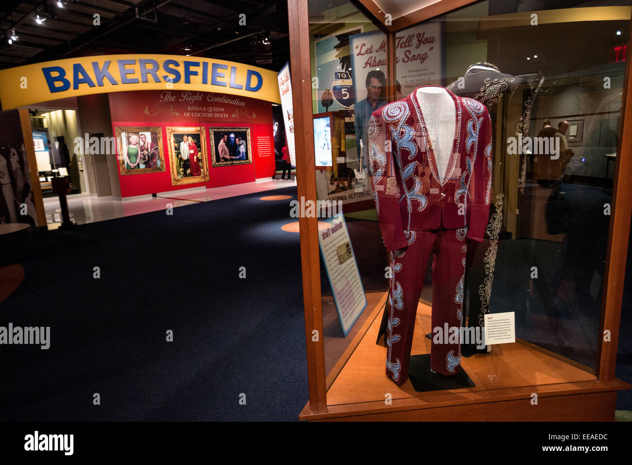 The Bakersfield Sound exhibit in the Country Music Hall of Fame in ...