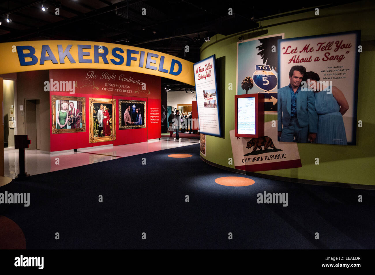 The Bakersfield Sound exhibit in the Country Music Hall of Fame in ...