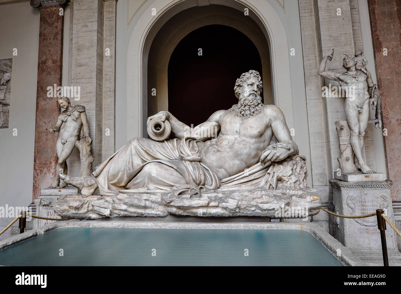 Hellenistic sculptures in Vatican museum, Italy Stock Photo - Alamy