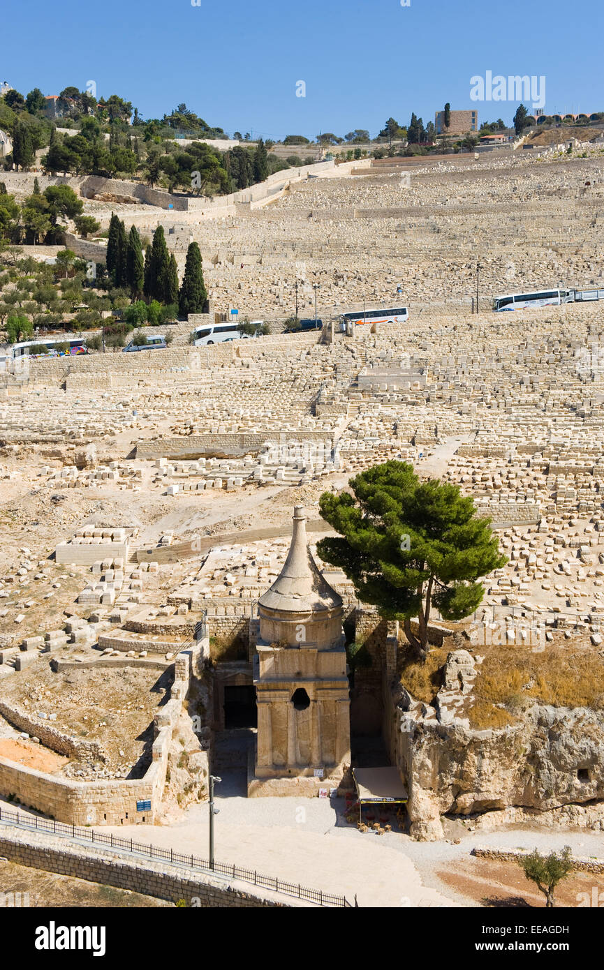This is the tomb of Avshalom (Absalom), son of king David, on the foot ...