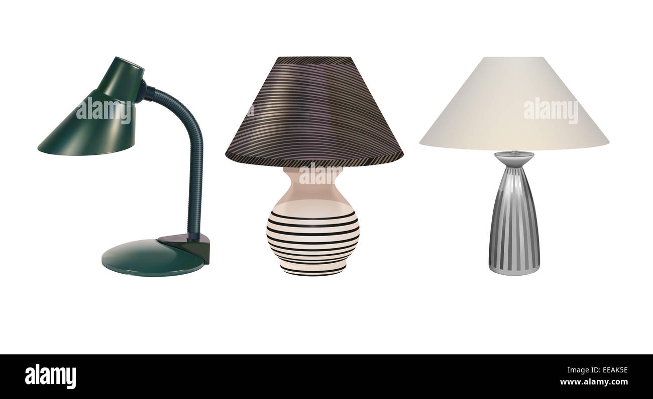 Desk home interior Cut Out Stock Images & Pictures - Alamy