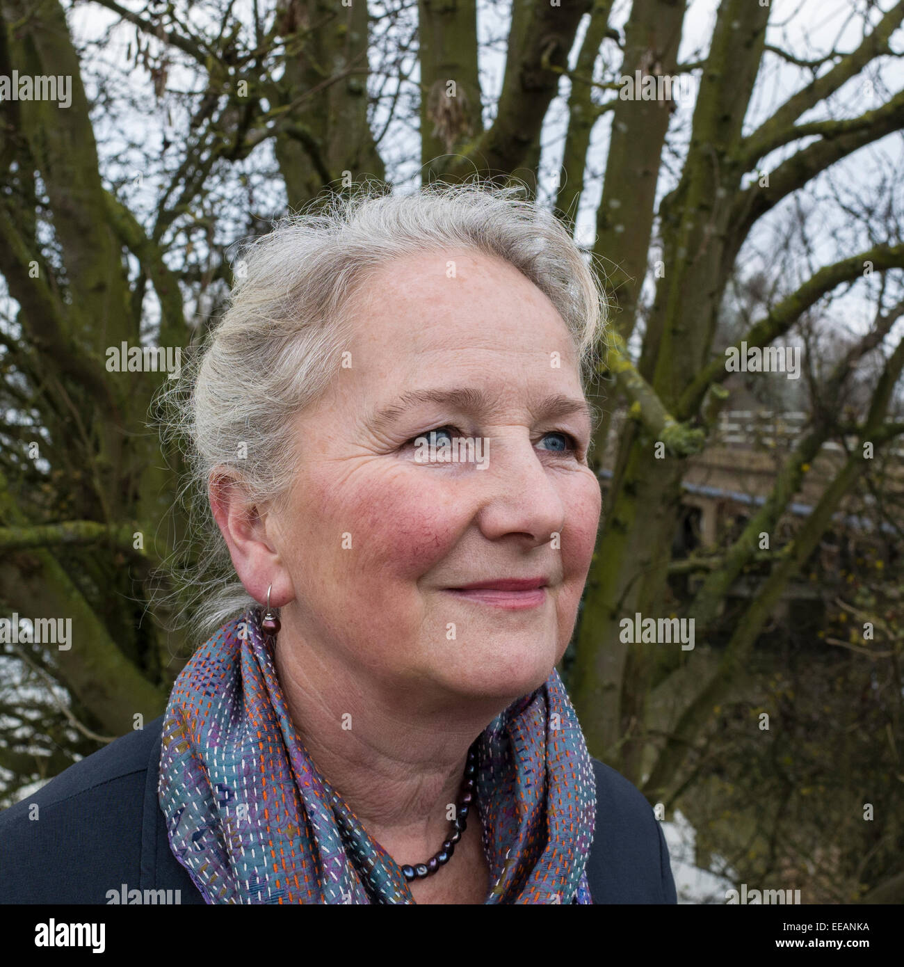 Mature woman outdoors hi-res stock photography and images - Alamy