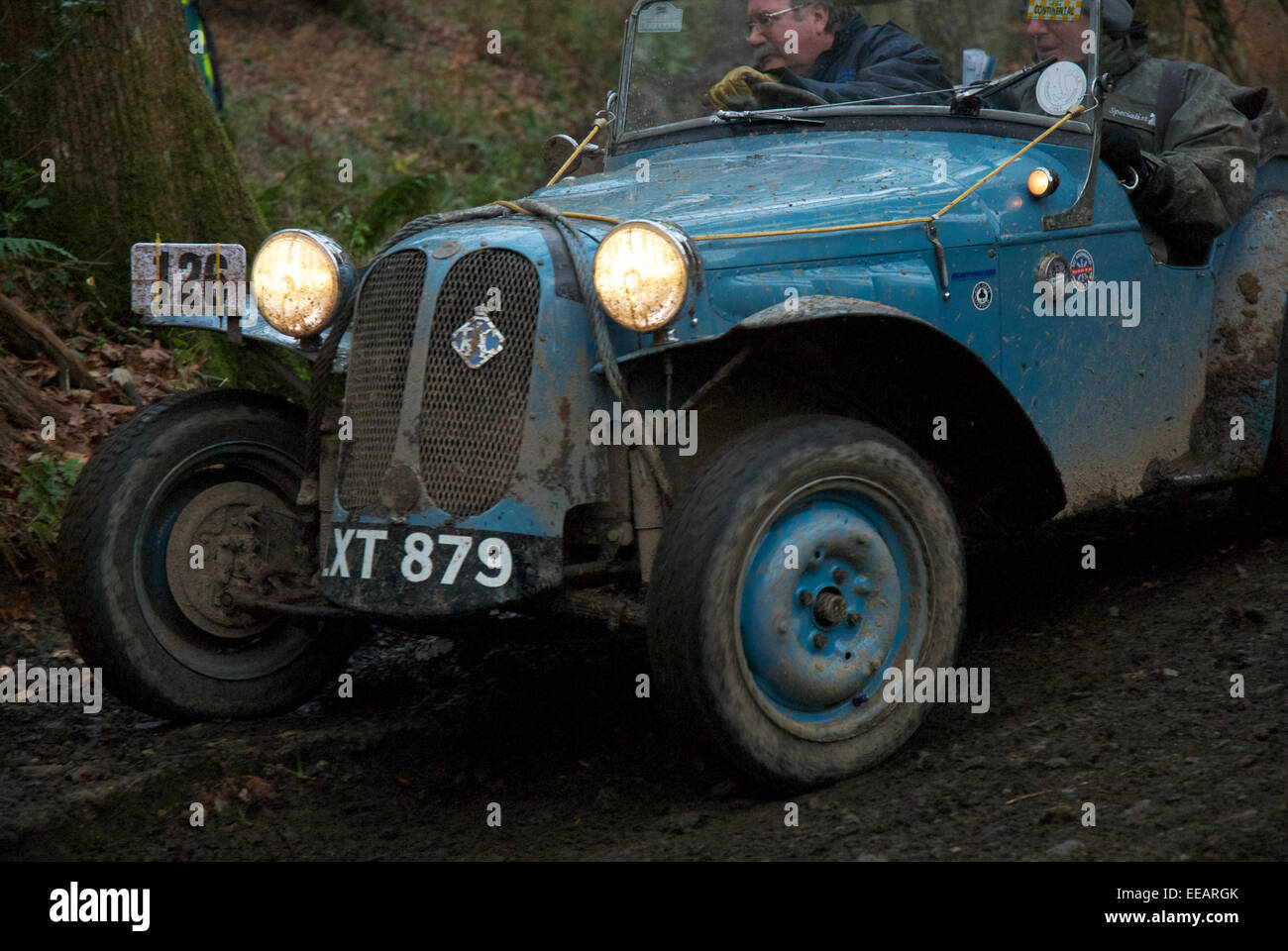 Car competitors on the Fingle Section of the 2013 Exeter Trial Stock ...