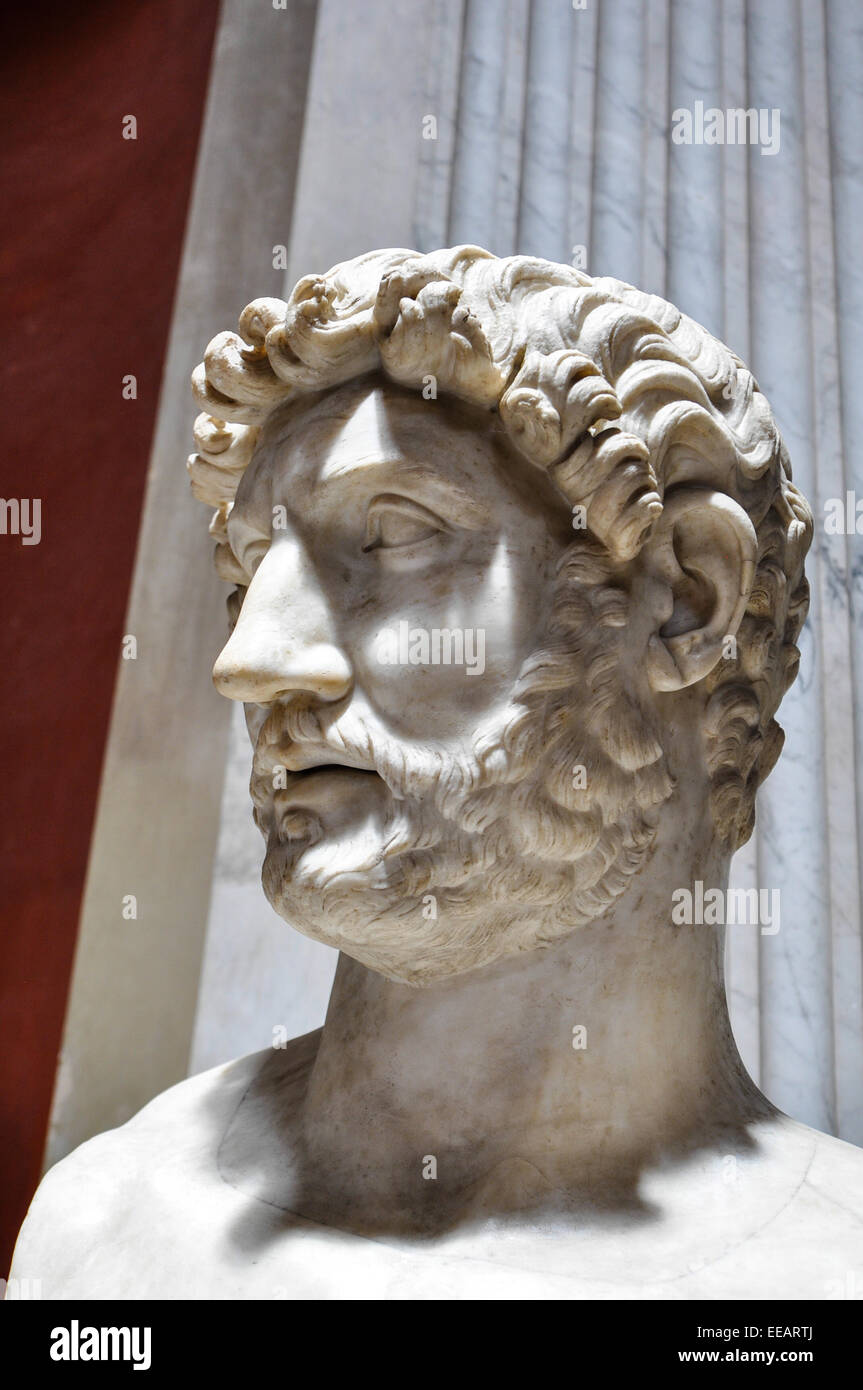 Hellenistic sculptures in Vatican museum, Italy Stock Photo - Alamy