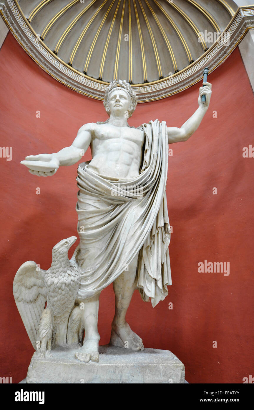 Hellenistic sculptures in Vatican museum, Italy Stock Photo - Alamy