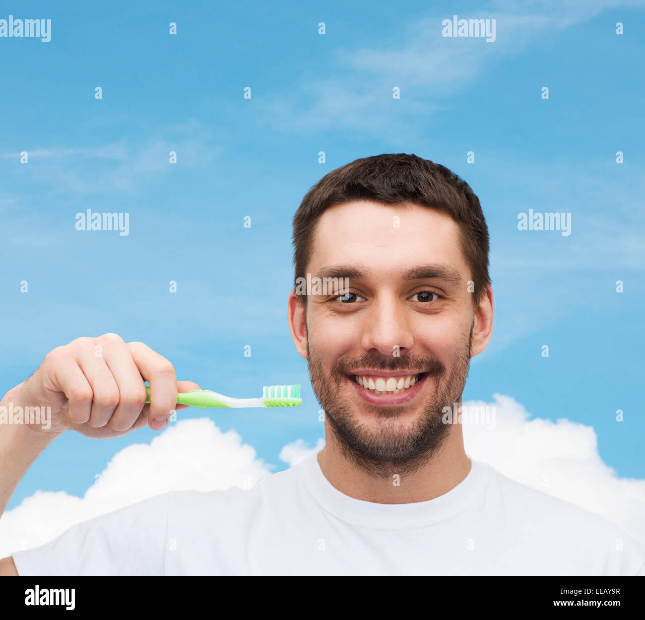 Adult man smiling teeth hi-res stock photography and images - Alamy