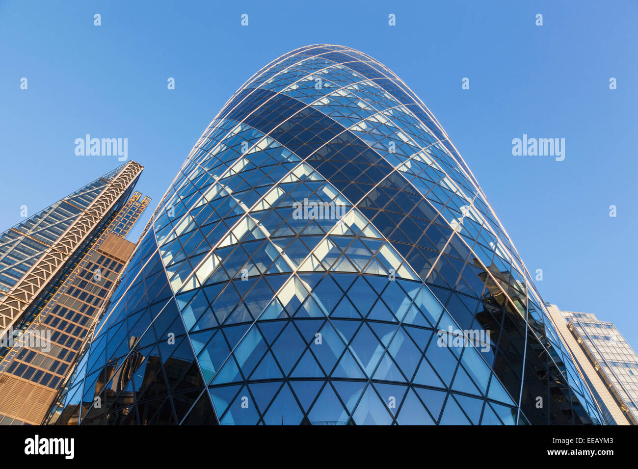 England, London, City of London, The Gherkin Building, Architect Foster ...