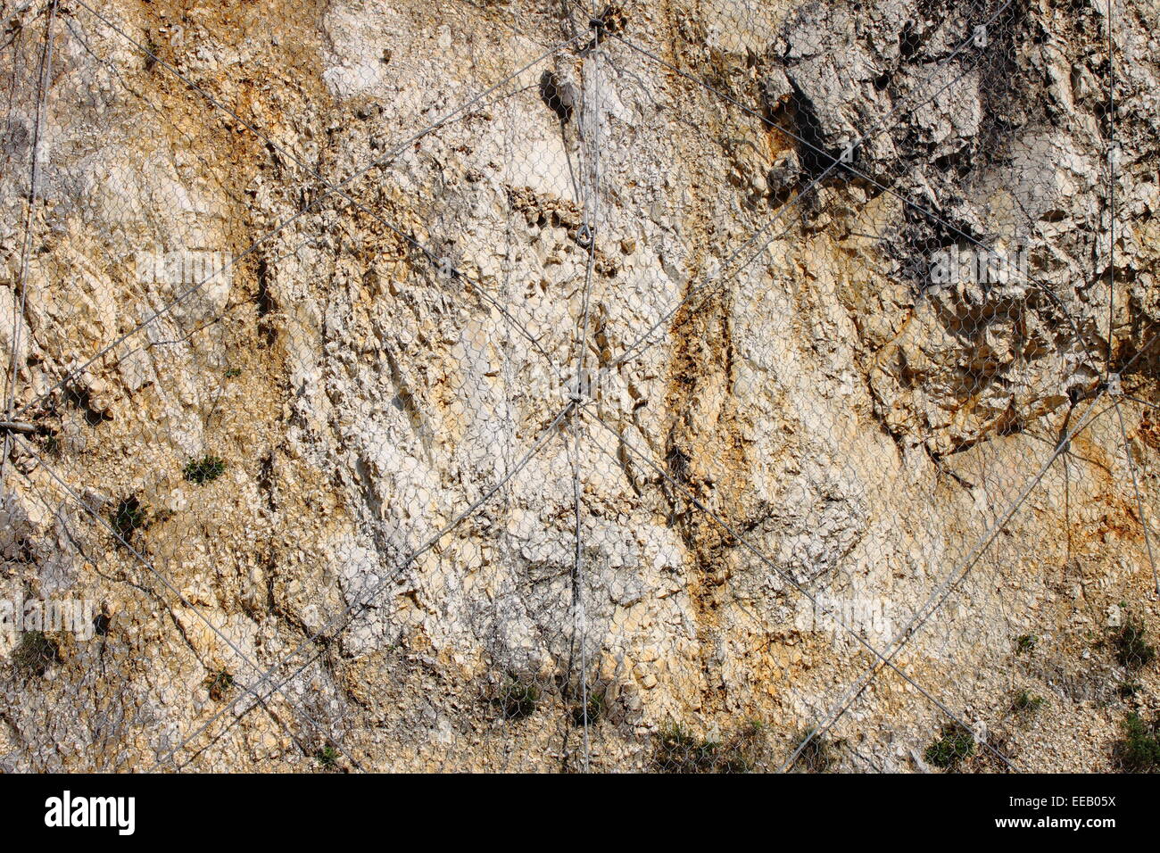 Chained precipice of a mountain for erosion Stock Photo - Alamy