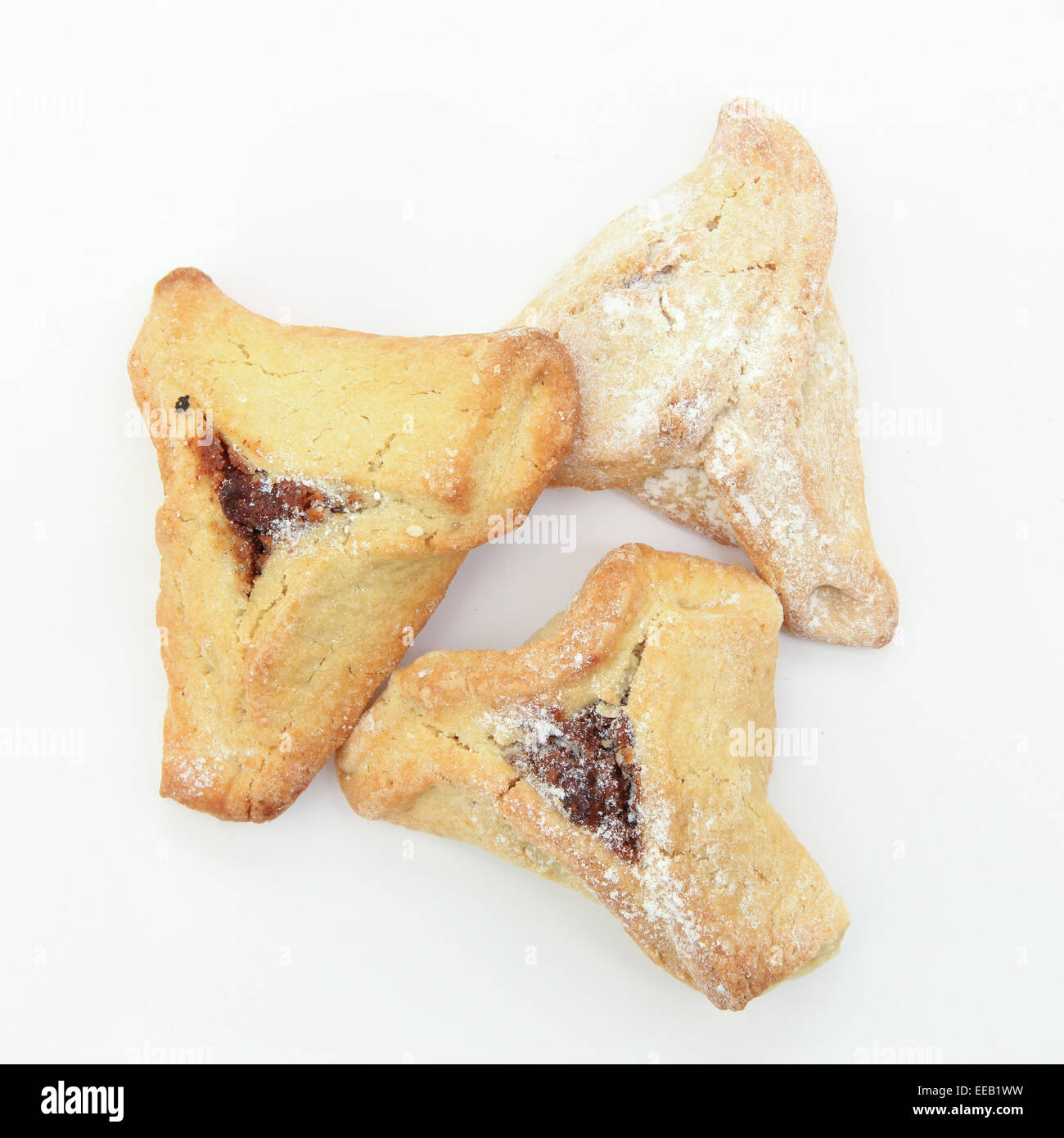 Traditional Jewish holiday food Purim Hamantaschen Stock Photo - Alamy