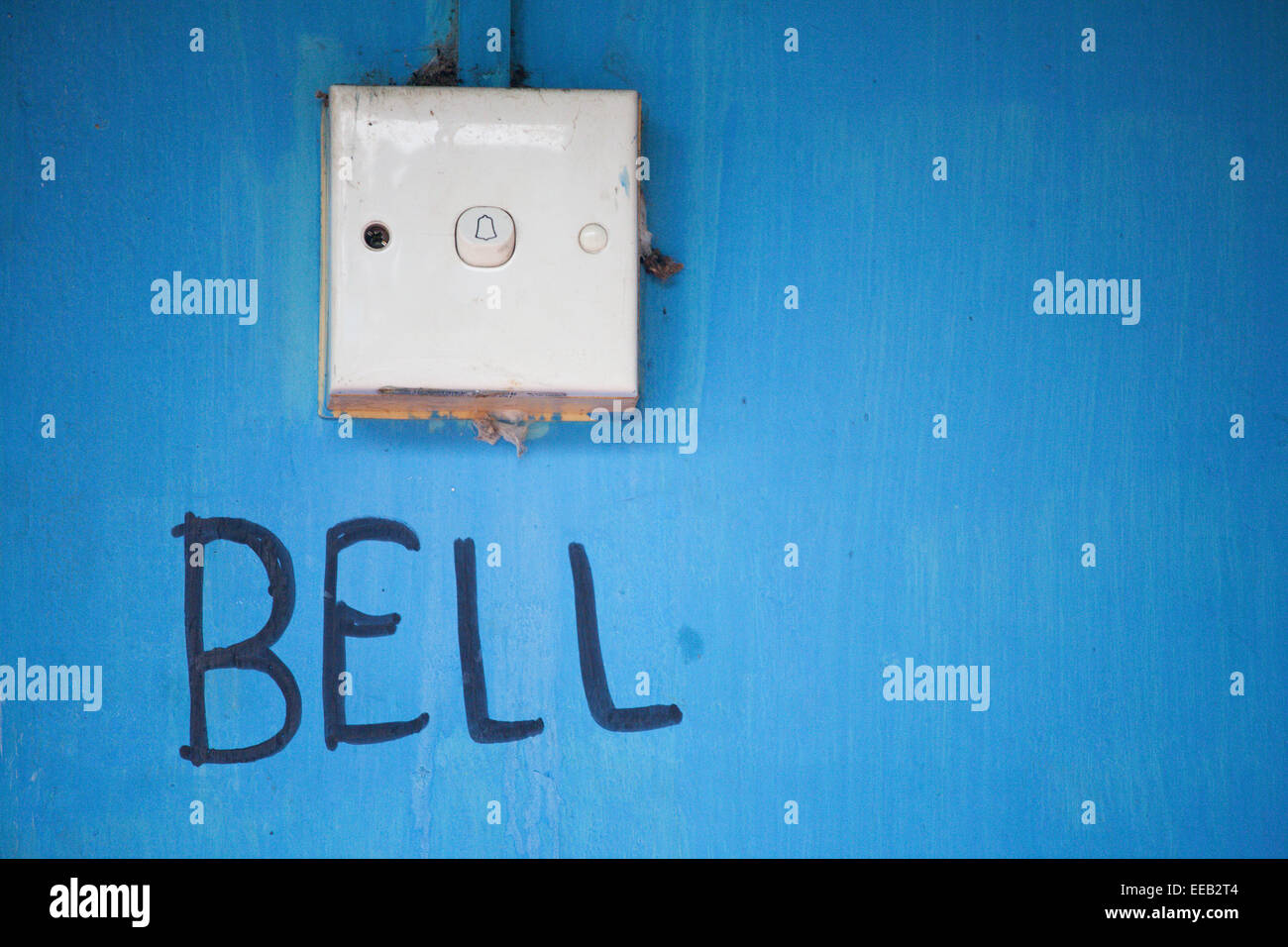 BELL SWITCH ON WALL Stock Photo - Alamy