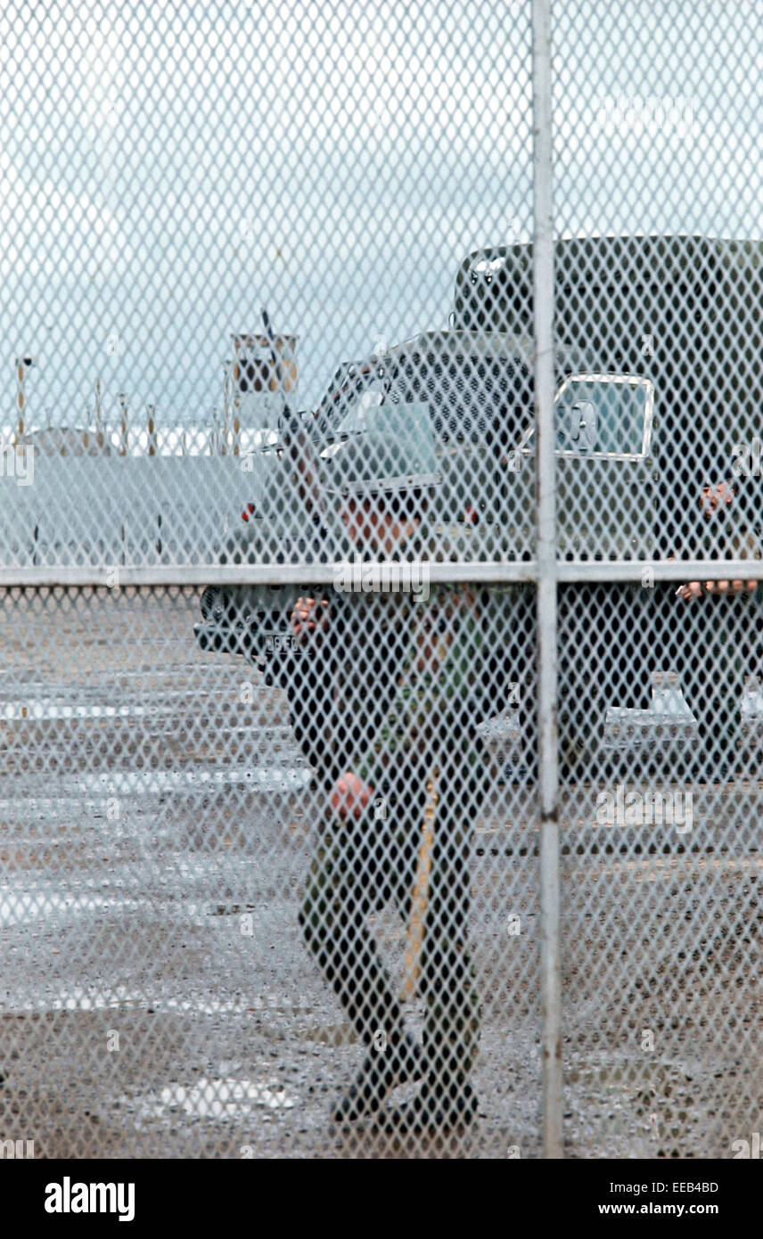 LONG KESH INTERNMENT CAMP, LISBURN, NORTHERN IRELAND - JUNE1972. Was ...