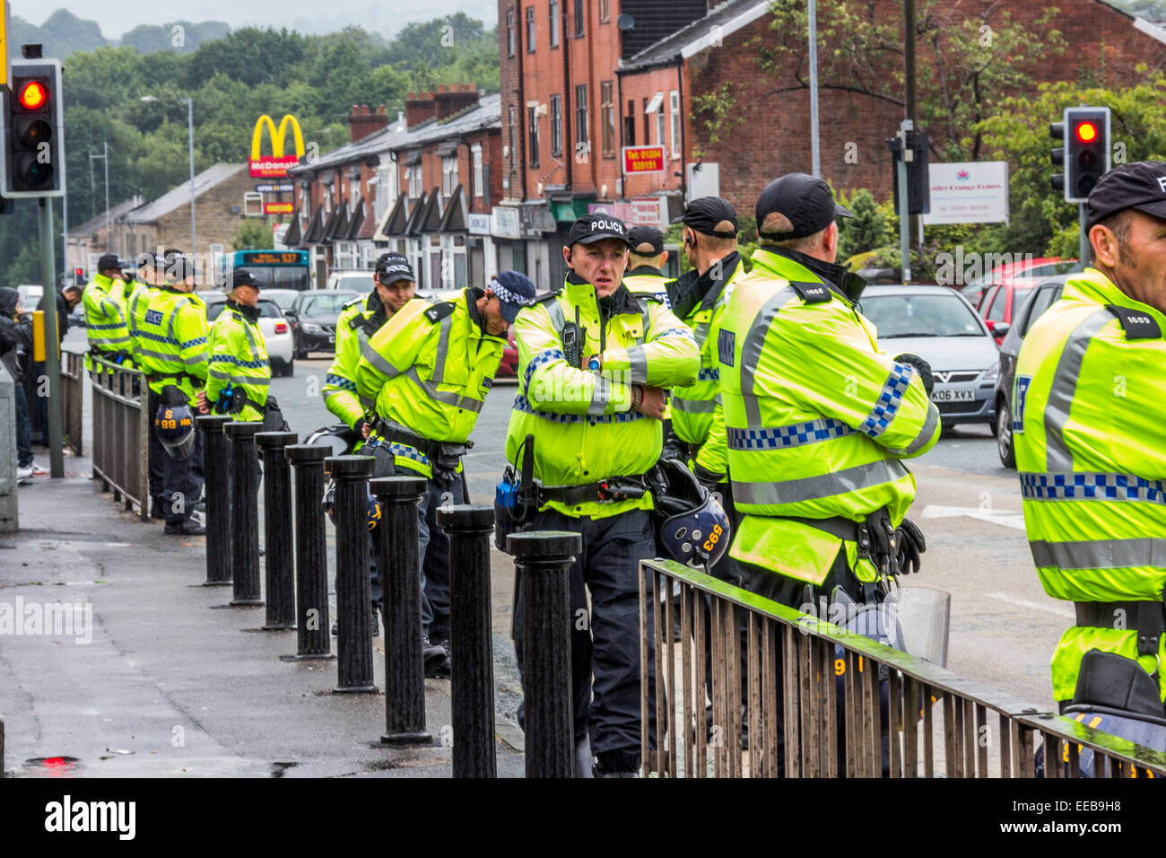 Police in community illustration hi-res stock photography and images ...