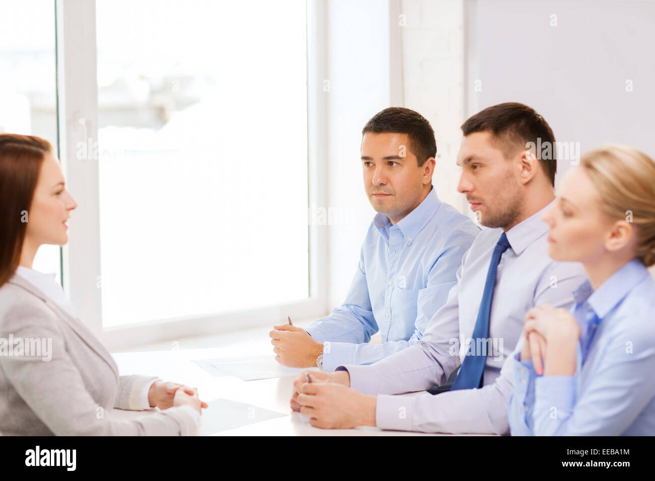 Interview panel hi-res stock photography and images - Alamy