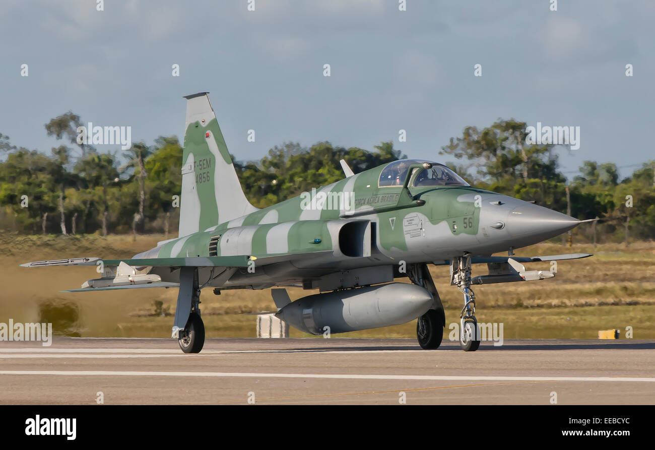 Brazilian Air Force F-5 at Natal Air Force Base, Brazil Stock Photo - Alamy