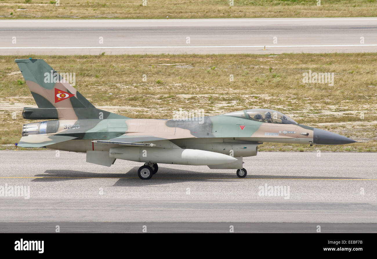 Venezuelan Air Force F-16 at Natal Air Force Base, Brazil Stock Photo ...