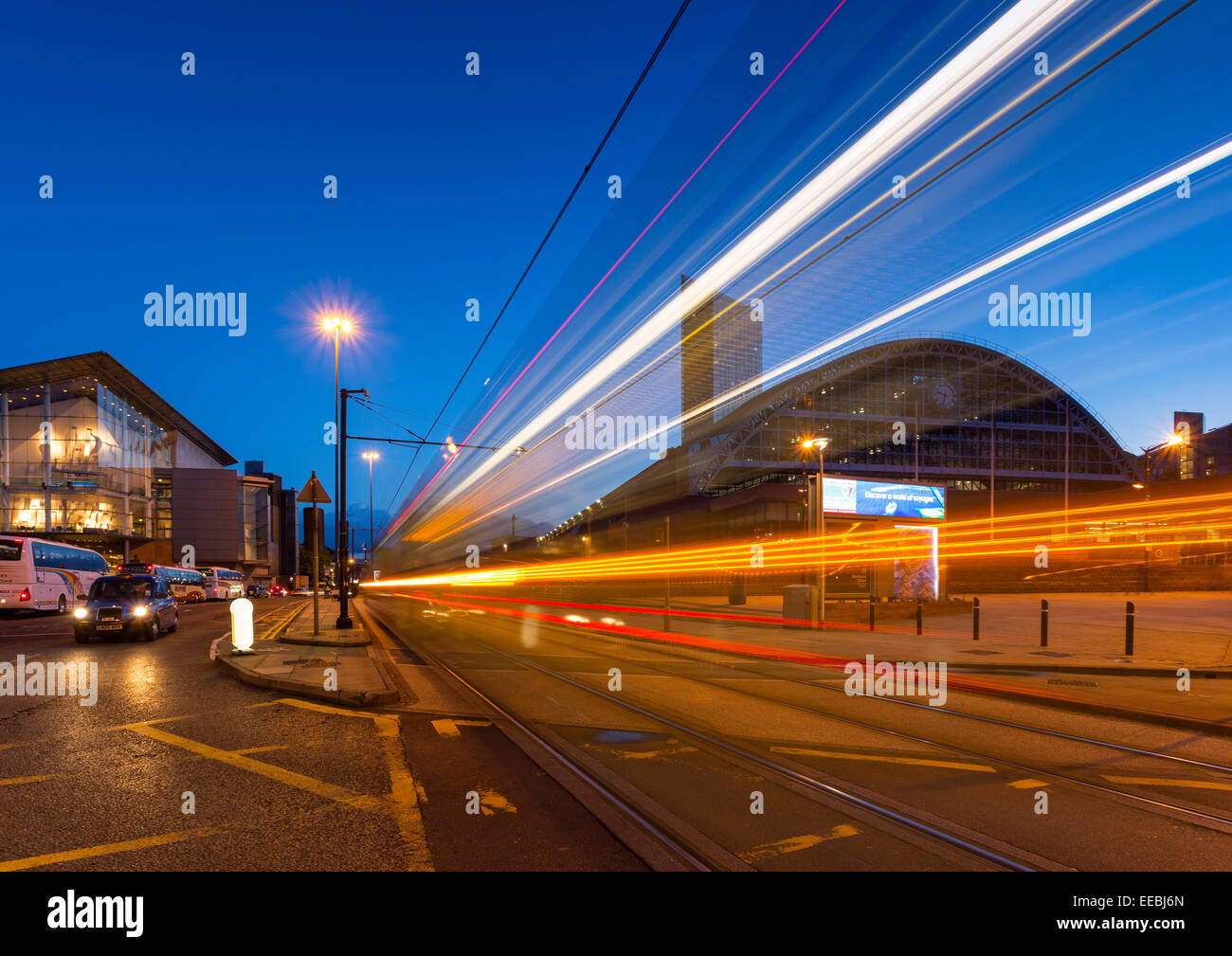 Trams manchester hi-res stock photography and images - Alamy