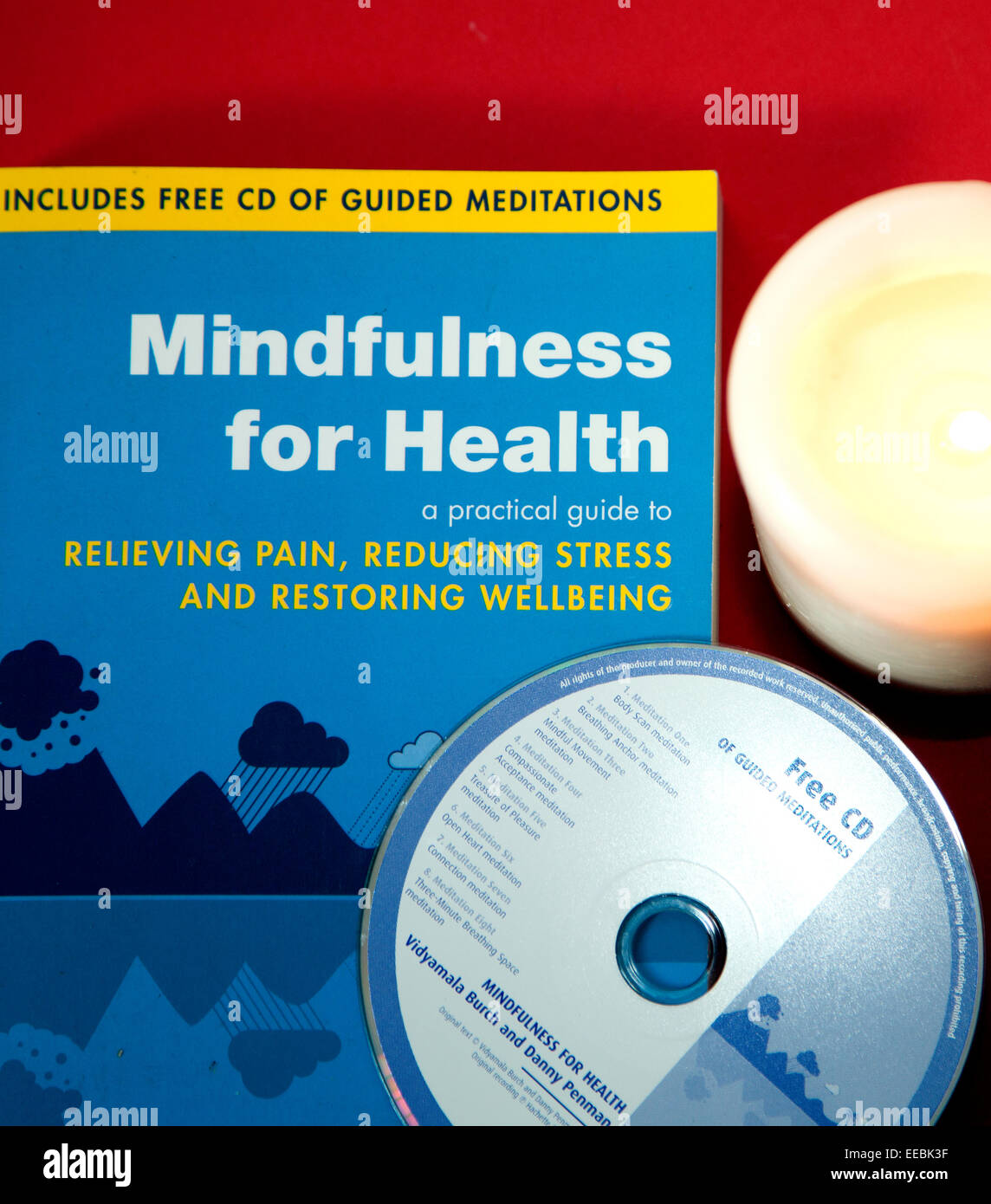 Book and CD guide to Mindfulness Meditation, London Stock Photo - Alamy