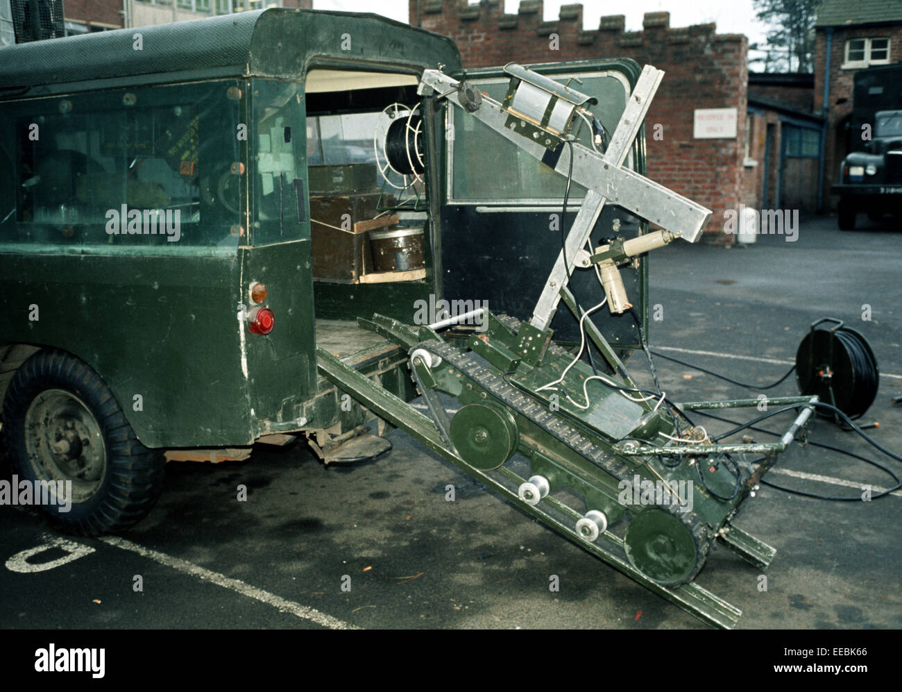 WEAPONS OF ULSTER - FEBRUARY 1972. British Army Bomb Disposal Robot ...