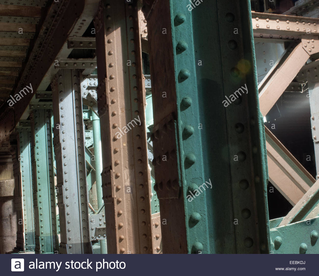 Metal Bridge Rivets Stock Photos & Metal Bridge Rivets Stock Images - Alamy