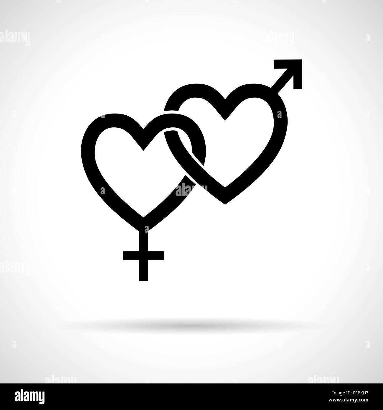 Symbol married couple icon image hi-res stock photography and images ...