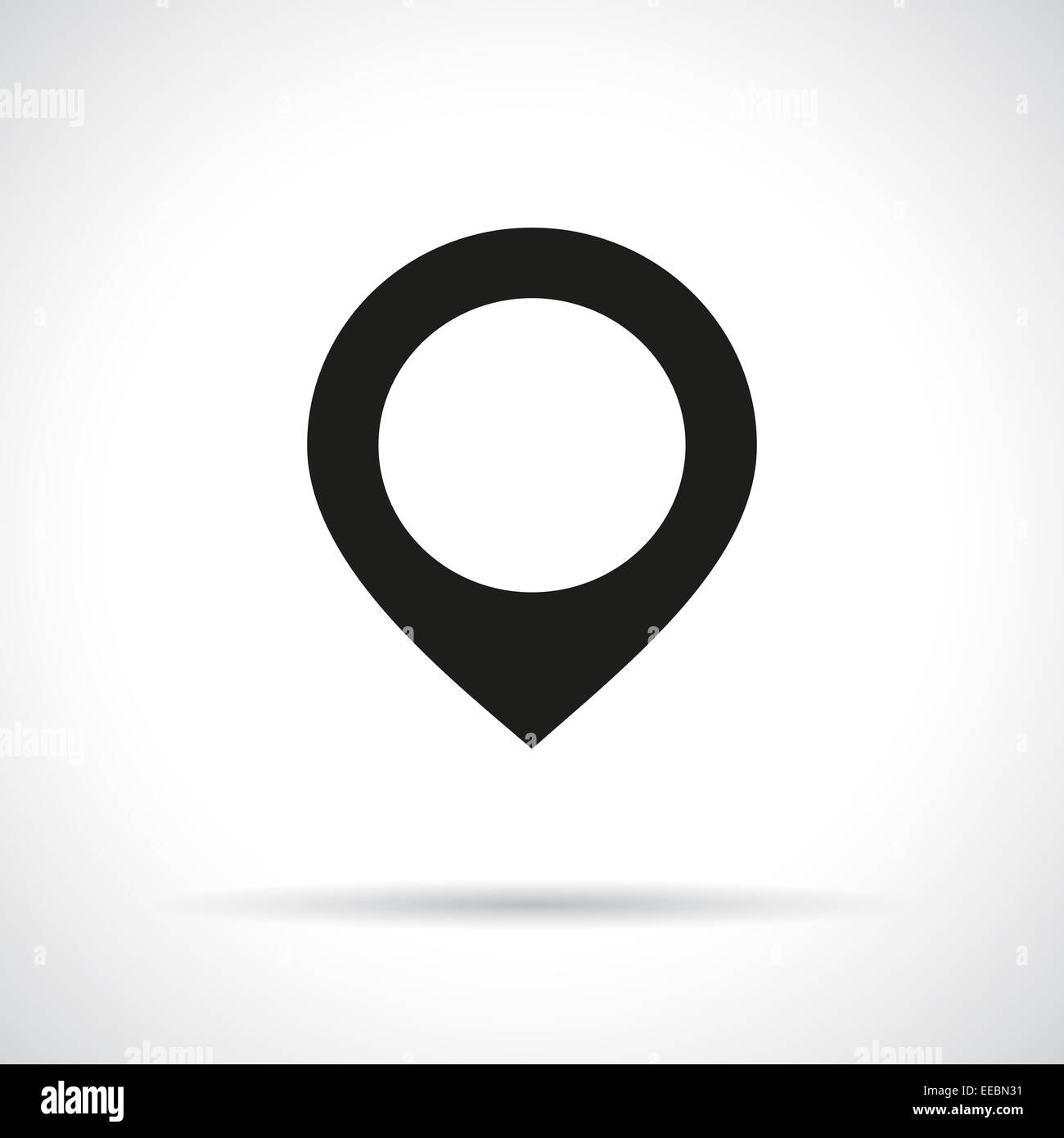 Map pointer icon Stock Photo - Alamy