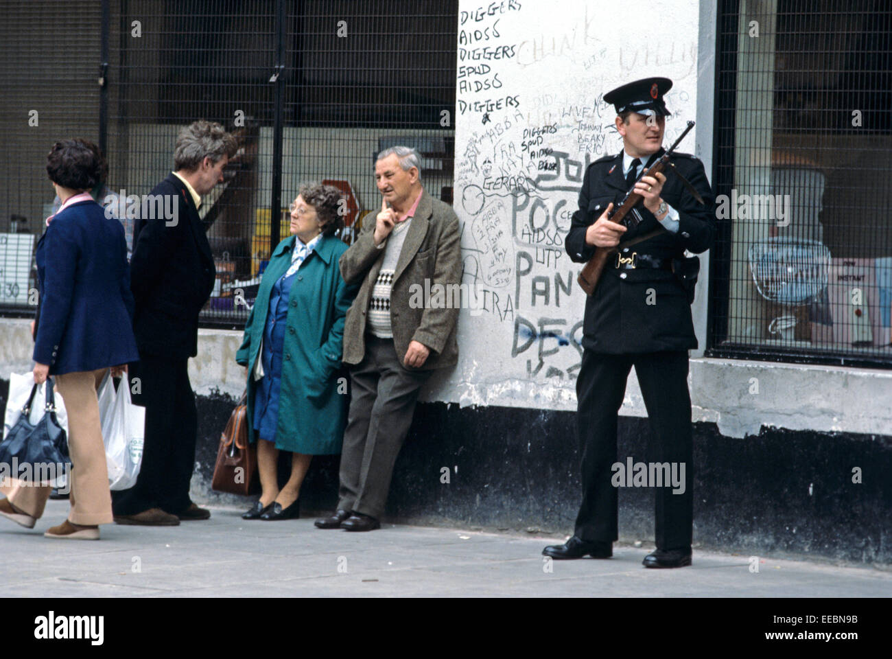 BELFAST, NORTHERN IRELAND - SEPTEMBER 1978. RUC, Royal Ulster ...