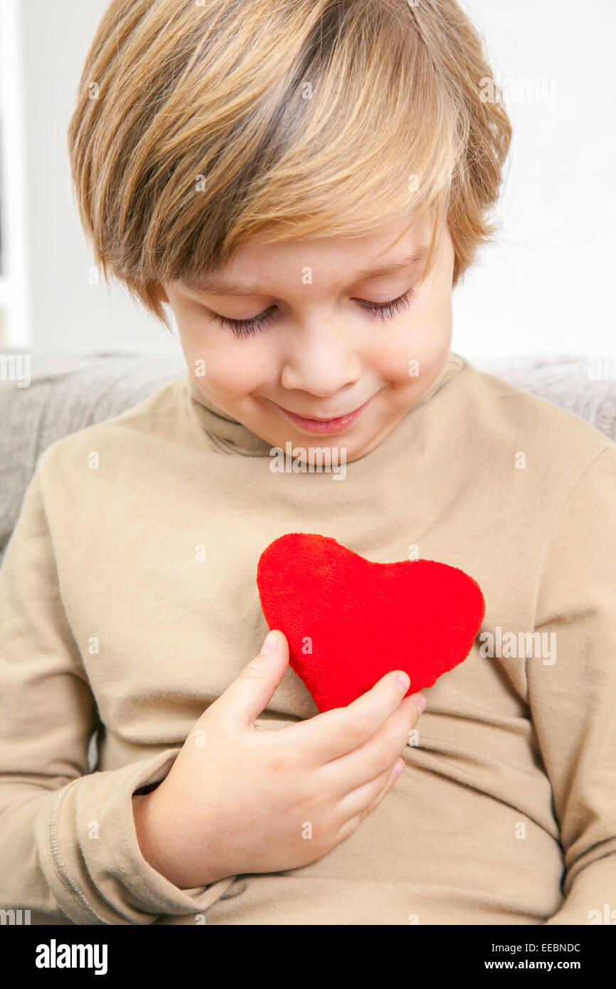 Boy heart hand hi-res stock photography and images - Alamy