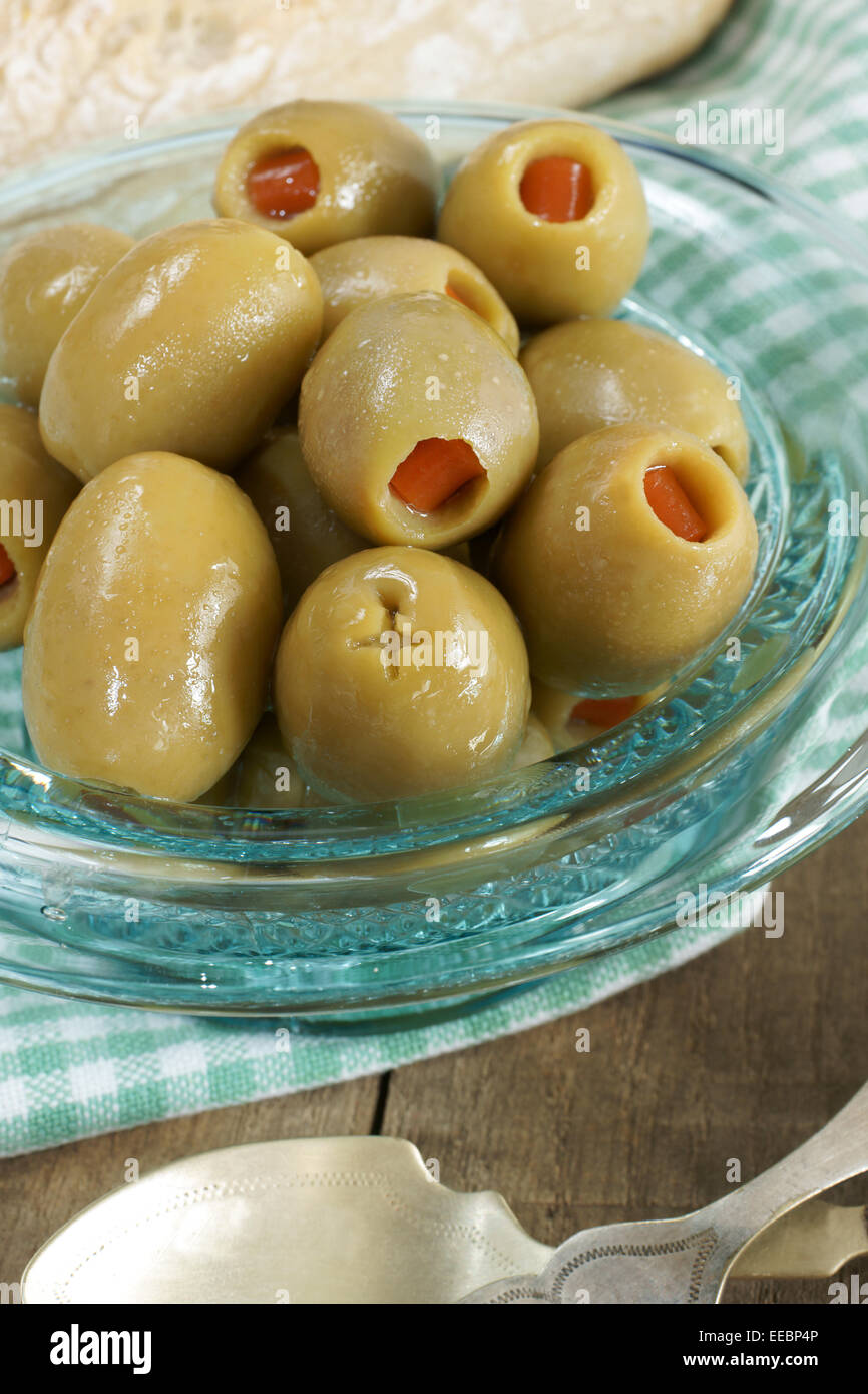 Pimento stuffed olive hi-res stock photography and images - Alamy