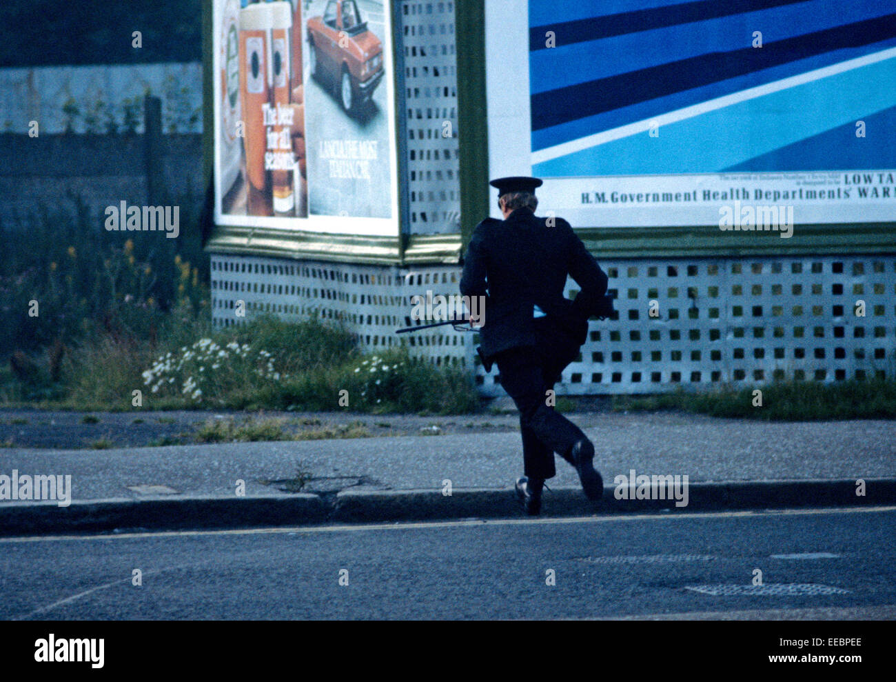 BELFAST, NORTHERN IRELAND - SEPTEMBER 1978. RUC, Royal Ulster ...