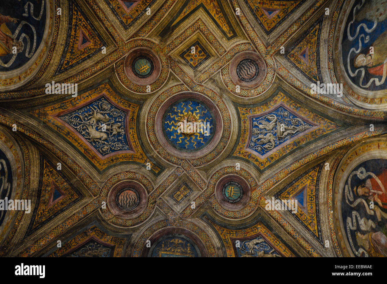 Paintings in Vatican museum, Raphael's Rooms Stock Photo - Alamy