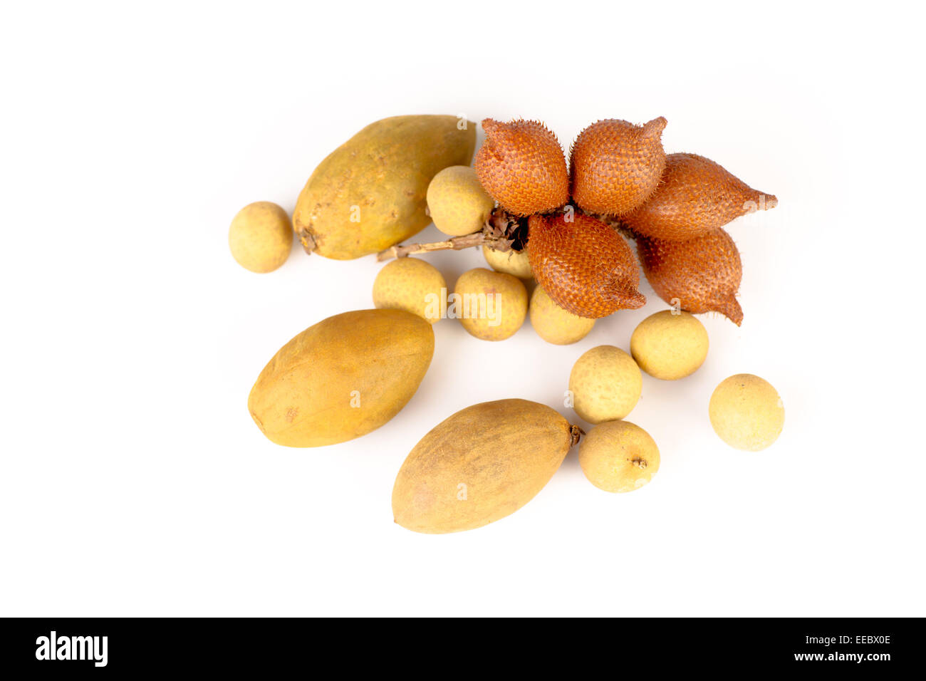 Exotic fruit lychee mangosteen Cut Out Stock Images & Pictures - Alamy