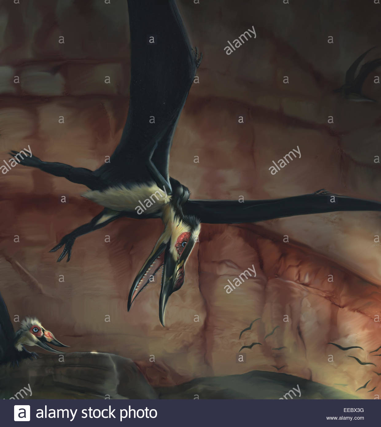 Prehistoric Flying Animals Stock Photos & Prehistoric Flying Animals ...