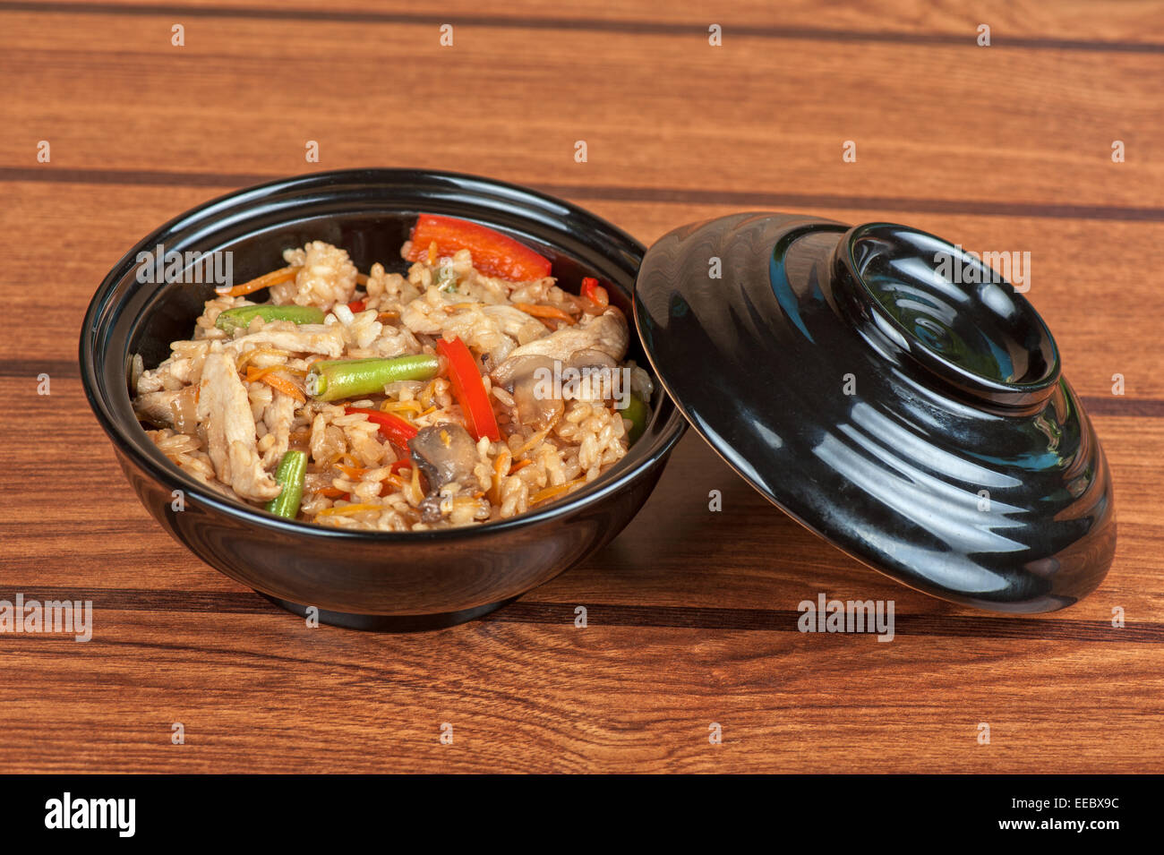 Rice chicken vegetable Stock Photo - Alamy
