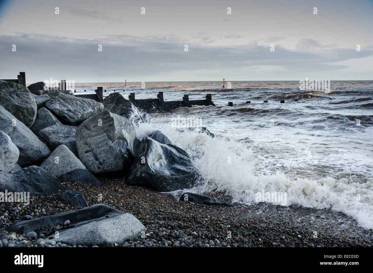 Sheringham beach, norfolk winter hi-res stock photography and images ...