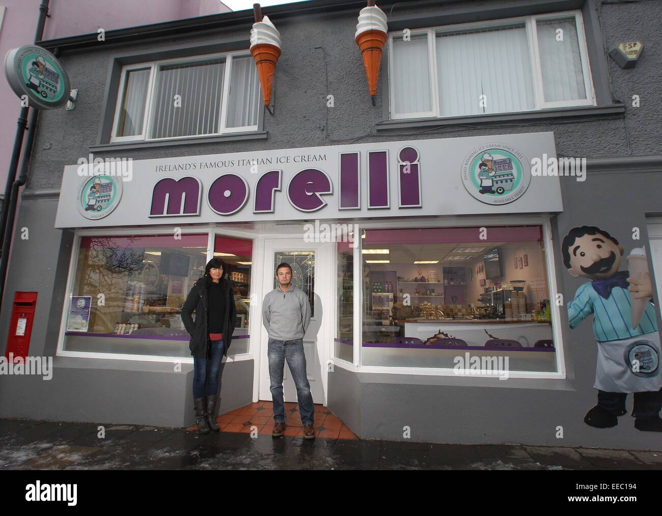 Ballycastle, Northern Ireland, UK. 14th January, 2015. Romeo and Deidre ...