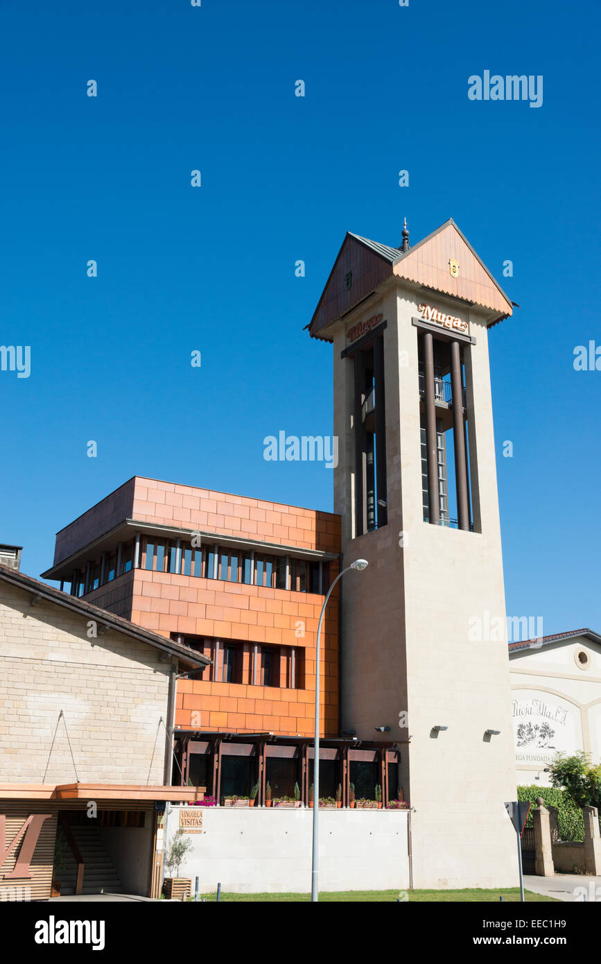 The Muga winery or Bodega in Haro, the capital of the rioja wine making ...